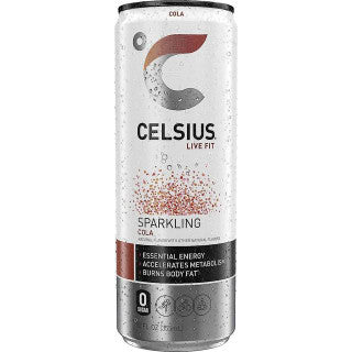 Celsius Sparkling Cola 12/12 oz – Twenty Six Distributors