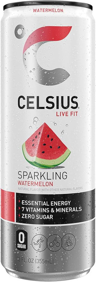 Celsius Sparkling Watermelon 12/12 oz – Twenty Six Distributors