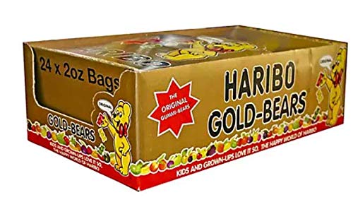 HARIBO Gummi Candy, Original Goldbears Gummy Bears (24 count) – Twenty ...